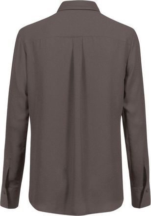Greiff Langarmbluse Greiff CHIFFON Damen Chiffon-Bluse Langarm Kent Regular Fit Rot