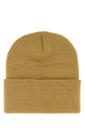 Carhartt Work in Progress Mens Beige Knit Short Watch Hat Brown Exterior: Acrylic Cappelli