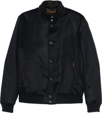 Moorer Button-fastening Bomber Jacket