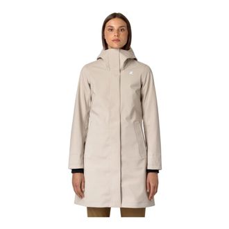 K-Way Veste en N&eacute;opr&egrave;ne pour Femme - Femme - Manteaux - Beige - Taille: 40 FR