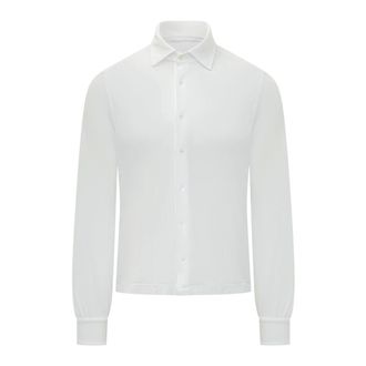 Malo Homme, Chemises, Blanc, Taille: 3XL Long Sleeve Shirt