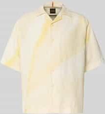 Boss Orange by Hugo Boss Relaxed Fit Hemd aus Lyocell-Leinen-Mix Modell LAPISY