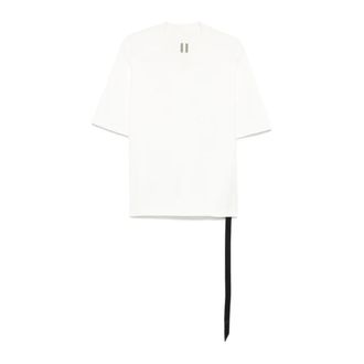 Rick Owens Homme, Tops, Blanc, Taille: ONE Size T-shirt imprimé Morse