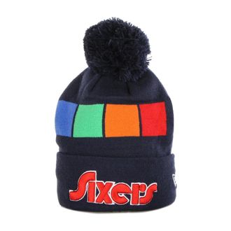 New Era Homme, Accessoires, Multicolore, Taille: ONE Size Bonnet NBA City Pom Pom