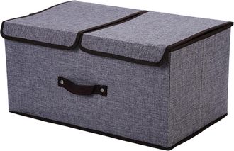 Generic Aufbewahrungstasche, Aufbewahrungsbox mit Deckel, Kleideraufbewahrung Umzugskartons, Faltbare Aufbewahrung Boxen für Kleidung Socken, Unterwäsche, BHS