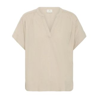 Kaffe KAmilia Wing SL Bluse - - Blouses & Shirts - Damen - Grau - S