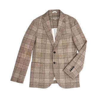 Circolo 1901 Cn5236 Blazer Special Print - - Jackets - Herren - Braun - XL