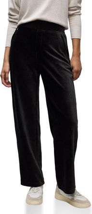 Street One Damen 3716566 Straight Leg Cordhose, Schwarz, 46W / 30L EU