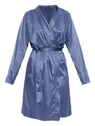 Emporio Armani peignoir à manches longues - Bleu