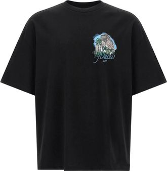 Amiri Homme, Tops, Noir, Taille: XL Hotel Oversized Tee