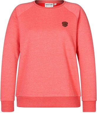 Naketano Damen Sweatshirt Krokettenhorst, Farbe:Cherry red Melange, Größe:2XL