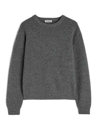 Jil Sander Pull Col Rond - Gris