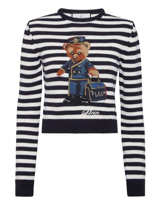 Philipp Plein Pullover Rundhalsausschnitt Ls Teddy