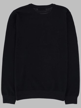Fred Perry Piqu&eacute; Cotton Jumper - Blue