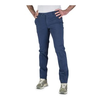 Pantaloni Torino Blaue Sommer Herrenhose Baumwollstretch - - Trousers - Herren - Blau - 2XL