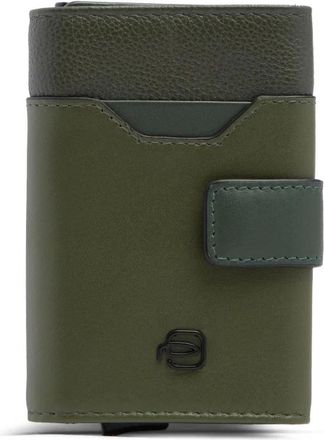 Piquadro Homme, Accessoires, Vert, Taille: ONE Size Porte-cartes Pop-up