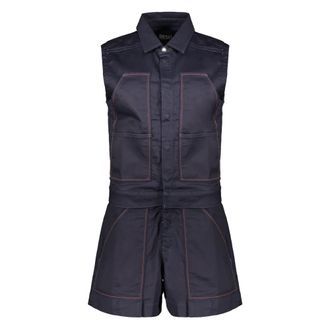 Diesel Kurzer Denim Jumpsuit - - Jumpsuits & Playsuits - Damen - Blau - 2XS