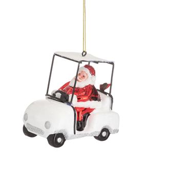 Sass & Belle Weihnachtsmann im Golf-Buggy-Form
