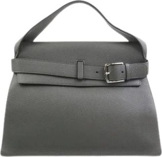 Herm&egrave;s Sac &agrave; main vintage Pre-owned - Femme - Pre-owned - Gris - Taille: ONE Size