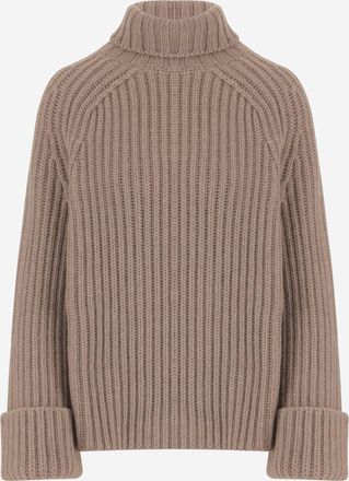 Malo Pull en cachemire c&ocirc;tel&eacute; Malo