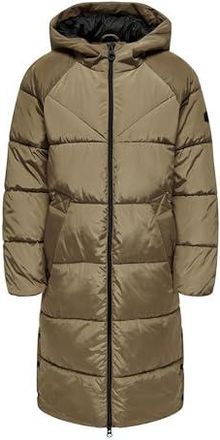 Only Bestseller A/S Onlnewamanda Long Tampon Coat CC OTW Manteau, Otter, XL Femme