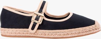 Tommy Hilfiger Espadrilles Mary Jane &agrave; boucles en serg&eacute; de coton
