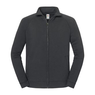 Fruit Of The Loom Fruit of the Loom Unisex Erwachsene Ikonische Premium Sweatjacke (Hellgrau)