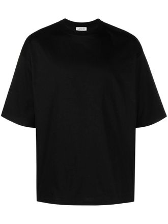 Lanvin t-shirt en coton à logo imprimé - Noir