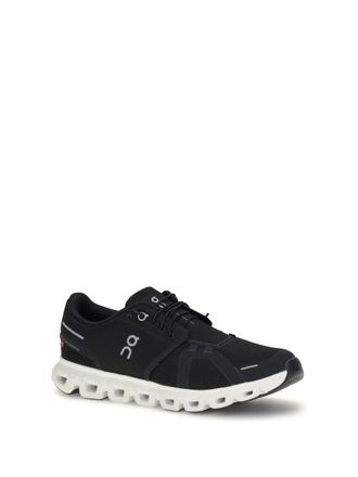 On Mens Cloud 6 Sneakers Black | White