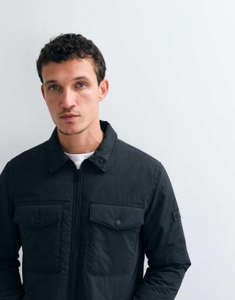 Barbour Distill - Surchemise matelass&eacute;e - Noir