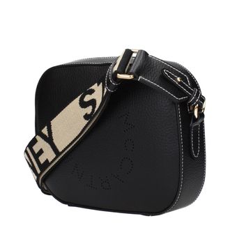 Stella McCartney Leather Crossbody Bag - Black
