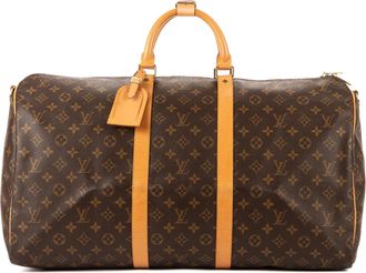 Louis Vuitton Crossbody Bags - Keepall 55 - Gr. unisize - in Braun - f&uuml;r Damen