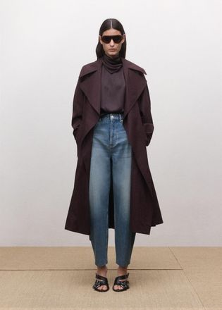 Mango Balloon-Jeans mit hoher Bundh&ouml;he mittelblau - Damen - 36 - MANGO