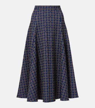 Max Mara Jupe midi Benda imprim&eacute;e