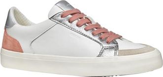 Geox Femme D EMMELENY E Basket, White/DK Skin, 41 EU