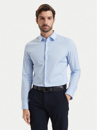 Calvin Klein Hemd LV040BM108 Blau Regular Fit