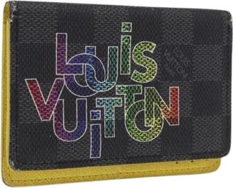 Louis Vuitton Portefeuille Bifold Damier Graphite Pre-owned - Femme - Pre-owned - Gris - Taille: ONE Size