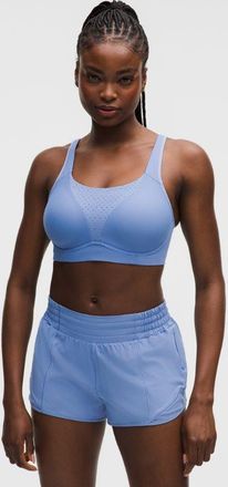 lululemon Soutien-gorge Run Times Maintien maximal, bonnets B &agrave; G pour Femmes - Bleu - Taille 36DDD