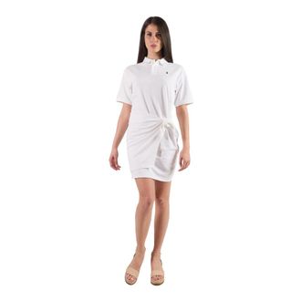 Ralph Lauren Wei&szlig;es geknotetes Damenkleid - - Dresses - Damen - Wei&szlig; - S
