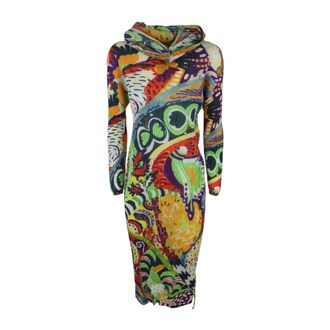 Issey Miyake Femme, Robes, Multicolore, Taille: 42 FR Robe Longue Snowrunner