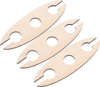 BESPORTBLE 3st&uuml;cke Weinregal Aus Holz Handgefertigt Weinpr&auml;sentationsregal Tassenst&auml;nder Holzhandwerk F&uuml;r Flaschen Und Gl&auml;ser Organisation F&uuml;r Zuhause K&uuml;che