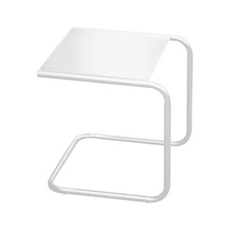 Fiam Jan Kurtz Club Beistelltisch aus pulverbeschichtetem Aluminium und Metall hergestellt, Farbe: Wei&szlig;, Ma&szlig;e: 40 x 40 x 40 cm, 493635