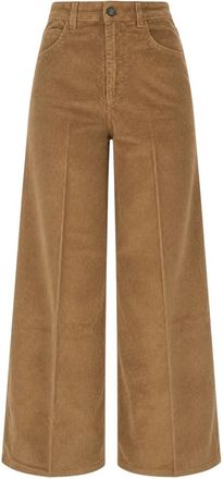 Cruna Pantalon large Taylor - Femme - Pantalons - Brun - Taille: 42 FR