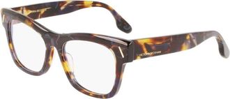 Victoria Beckham Femme, Accessoires, Brun, Taille: ONE Size Monture de lunettes en ac&eacute;tate