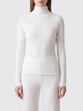 Issey Miyake Col roul&eacute; pliss&eacute; slim fit &agrave; manches longues en polyester