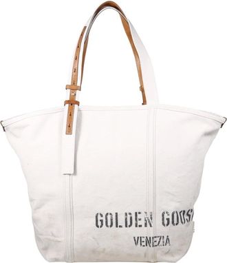 Golden Goose Femme, Sacs, Blanc, Taille: ONE Size Shopping 24.7 Metal Details Tote