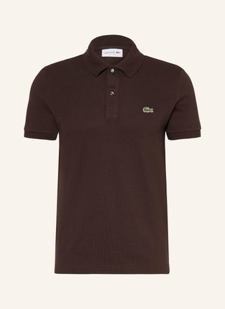 Lacoste Piqu&eacute;-Poloshirt Slim Fit braun