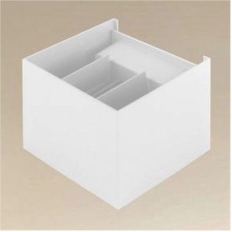 Trade Shop Applique Led Cubo 12 Watt Lampada Quadrata Bianco Da Parete Interno Ip20 00748