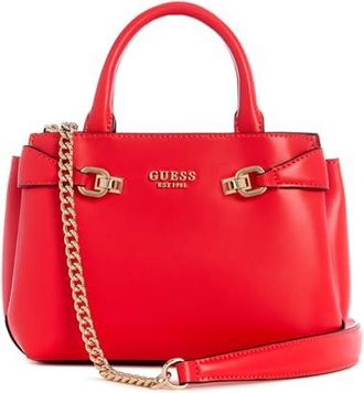 Guess Femmes Lorelei Mini Satchel Cartable, Corail, Taille Unique
