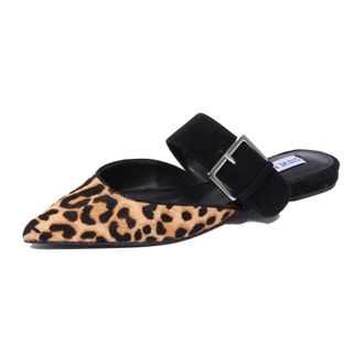 Steve Madden Leopard Sabot Schuh Modell Emma - - Shoes - Damen - Mehrfarbig - 36 EU